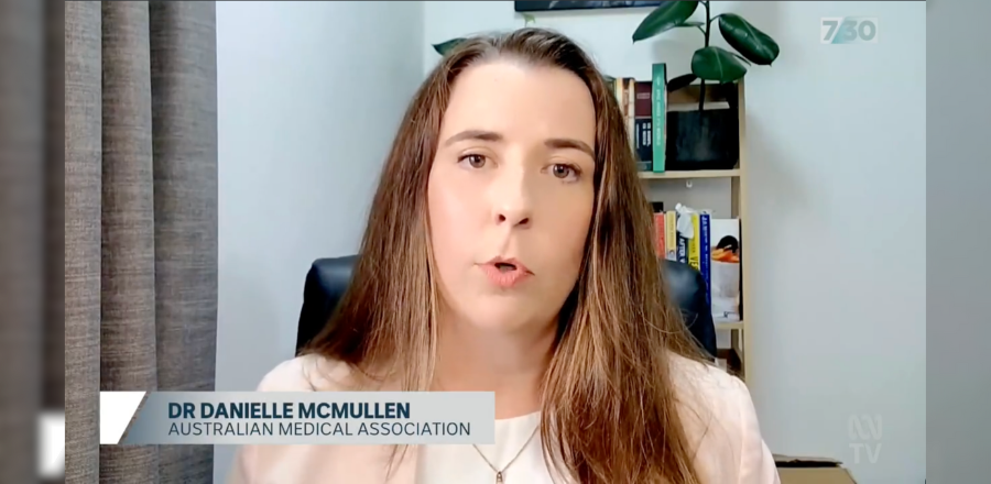 AMA Transcript - AMA Vice President on ABC 7.30 Report | Australian Medical Association